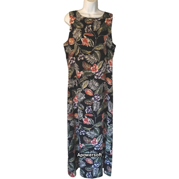 Josephine Chaus | Dresses | Vintage 9s Josephine Chaus Tropical Floral ...